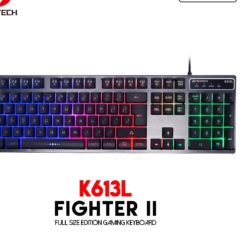 Jual Fantech FIGHTER II K613L Keyboard Gaming RGB Membrane Full Size ...