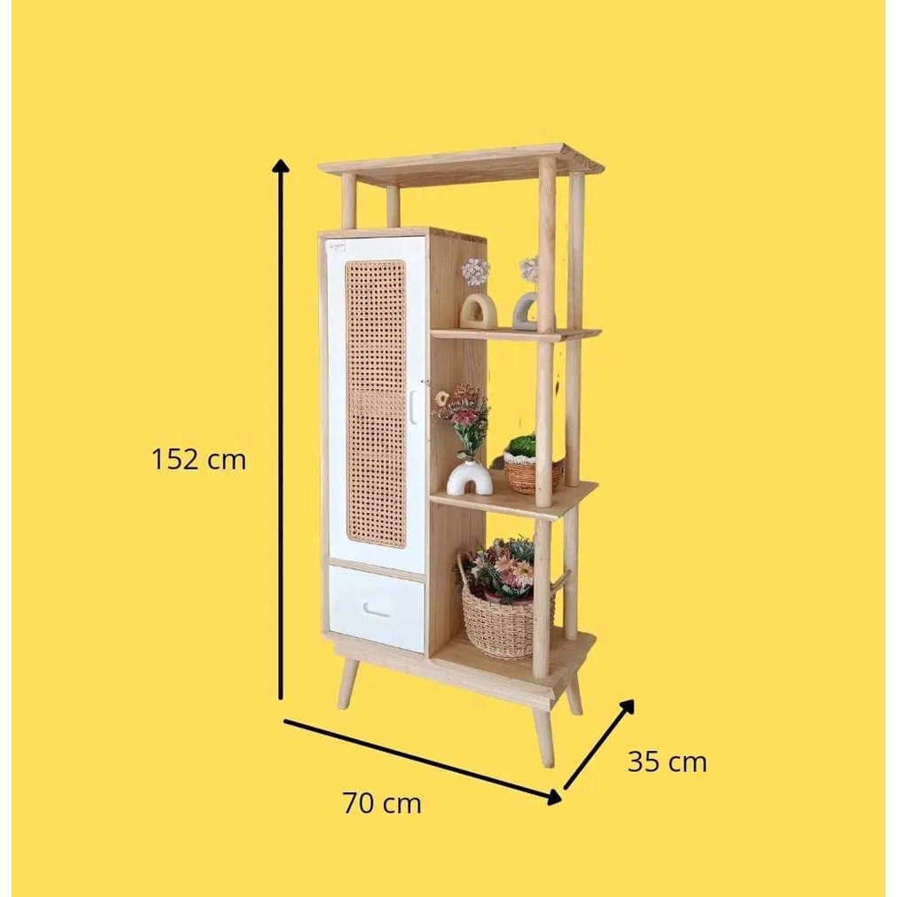 Jual CHINESE STORAGE CABINET RAK BUKU RAK DAPUR RAK SERBAGUNA KAYU JATI ...