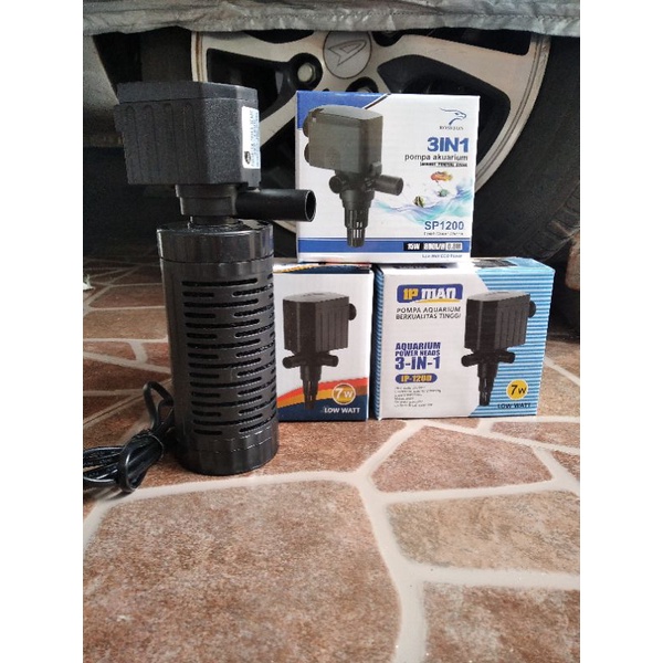 Jual Paket Filter Internal Aquarium/ Quick Filter + Pompa Aquarium 1200 ...