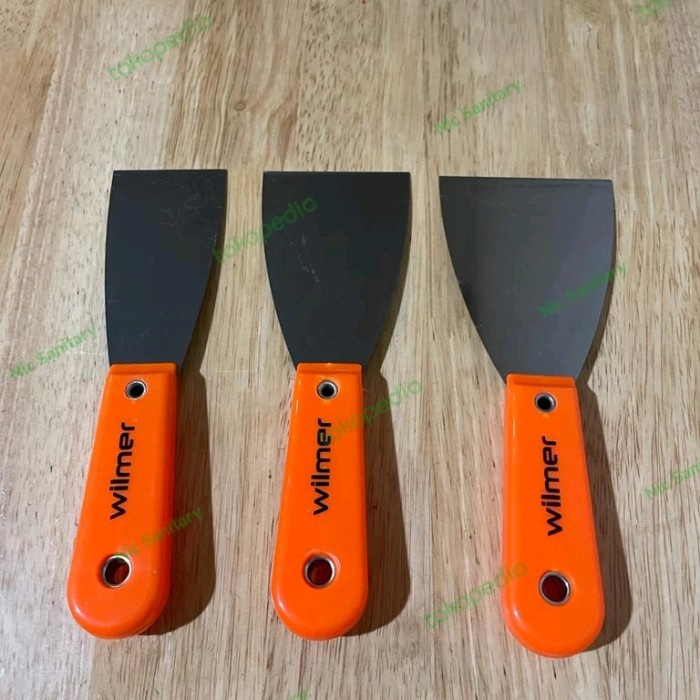 Jual Kape besi gagang pvc warna orange WILMER / scraper gagang pvc ...