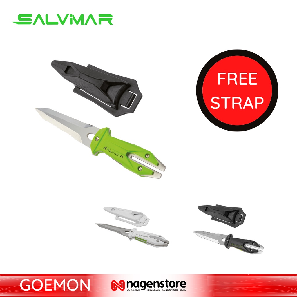 Jual Salvimar Goemon Knife Dive Knives salvimar Pisau Selam Diving Knive | Shopee Indonesia
