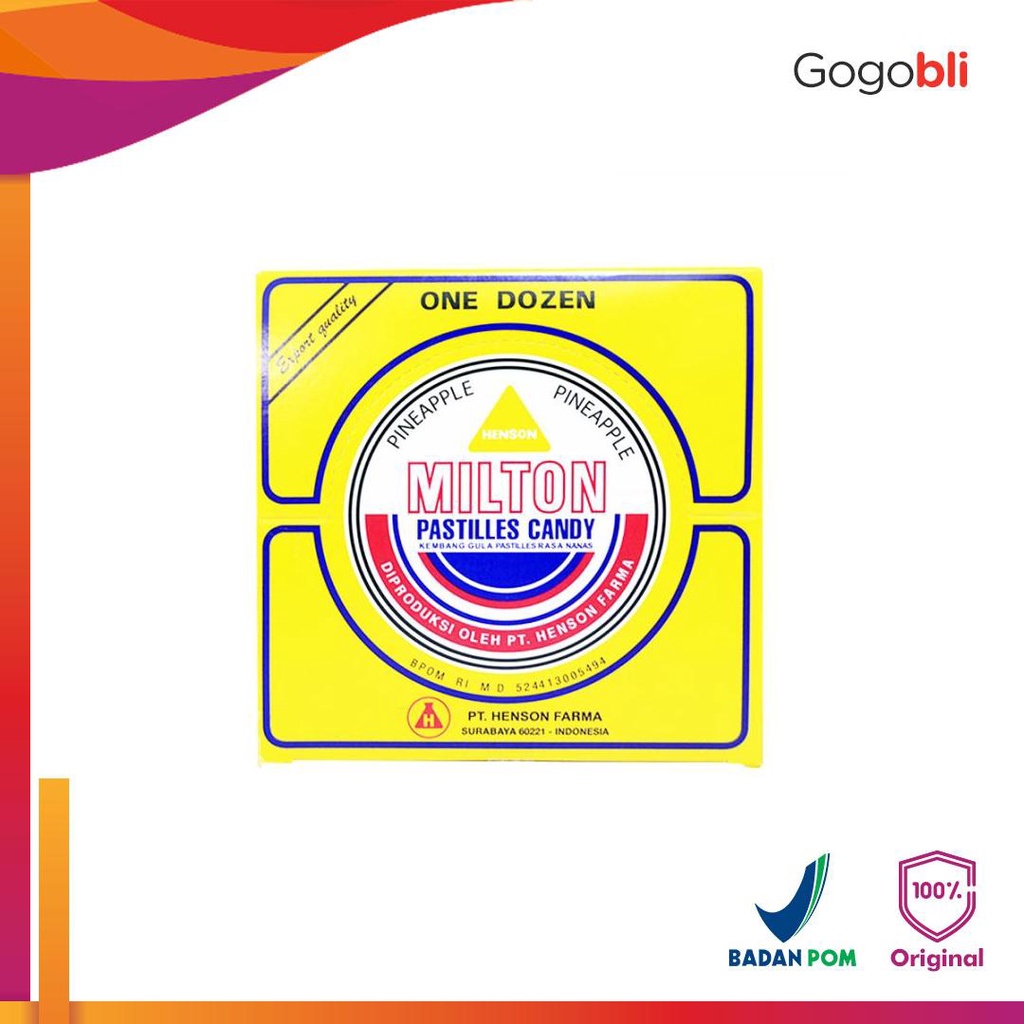 Jual Milton Pineapple Box (12 Kaleng @15gr) | Shopee Indonesia