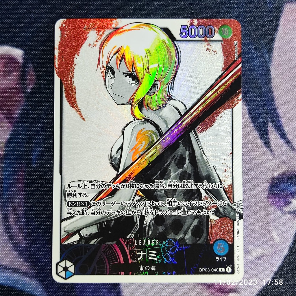 Jual one piece nami OP03-040 (Parallel L) original | Shopee Indonesia