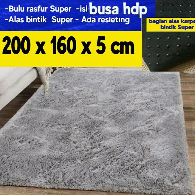 Jual MATRAS KASUR TIKAR KARPET LANTAI BUSA BULU RASFUR TEBAL | Shopee ...