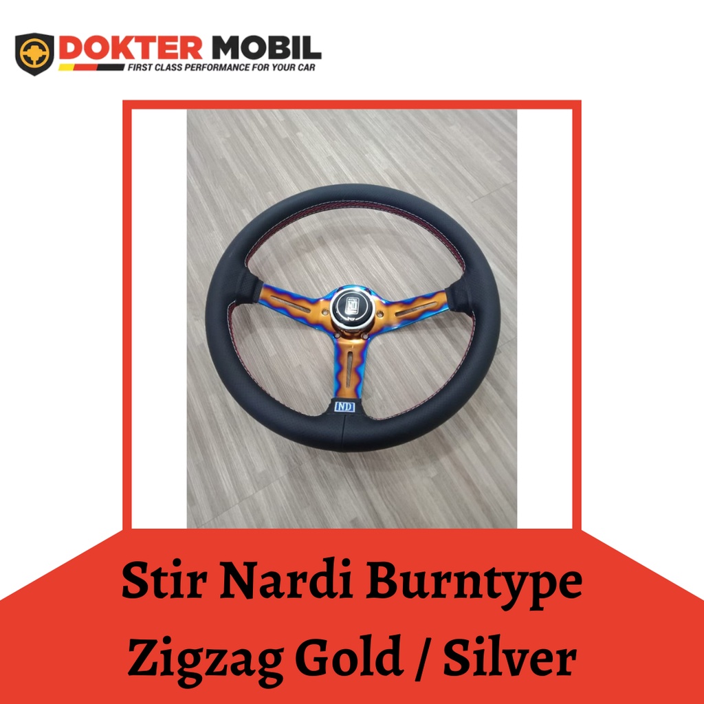 Jual Steer / Stir Nardi Burntype Zigzag Gold / Silver | Shopee Indonesia