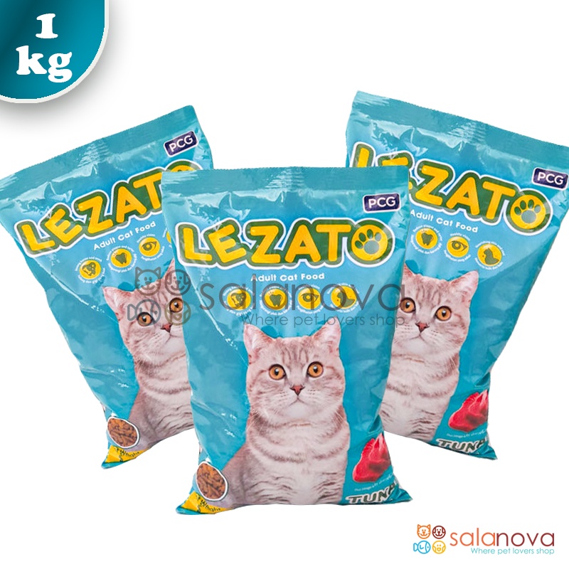 Jual Lezato 1kg Makanan Kucing Kering Cat Food | Shopee Indonesia