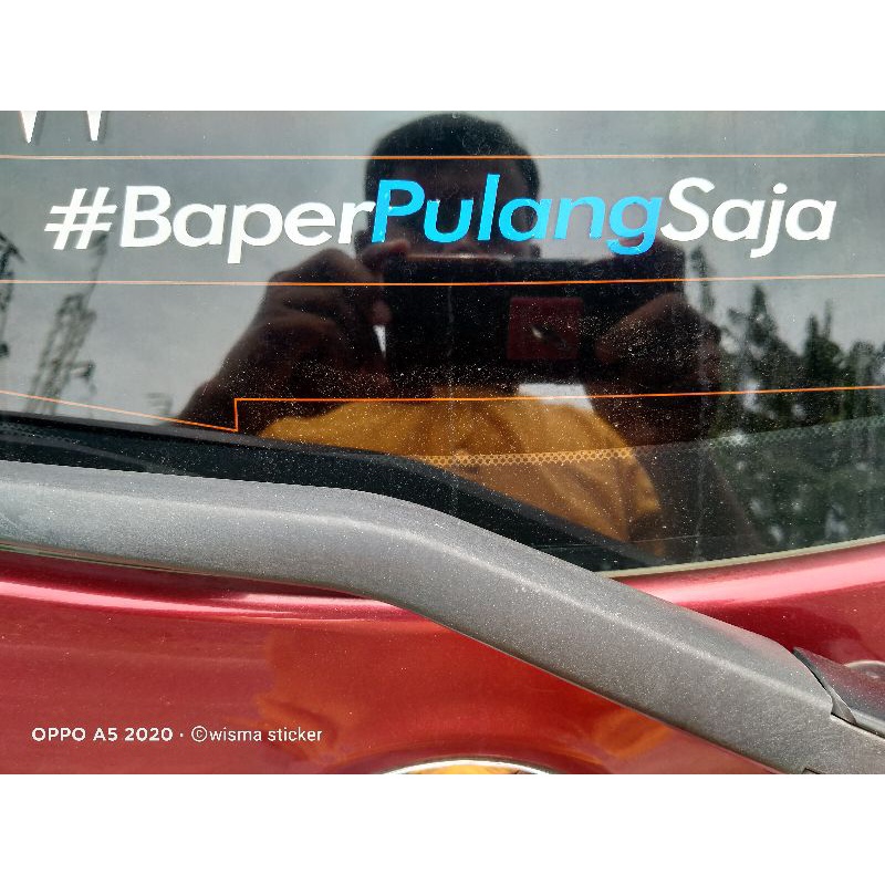 Jual Stiker Baper Pulang Saja / Stiker Viral / Stiker Motor / Stiker ...
