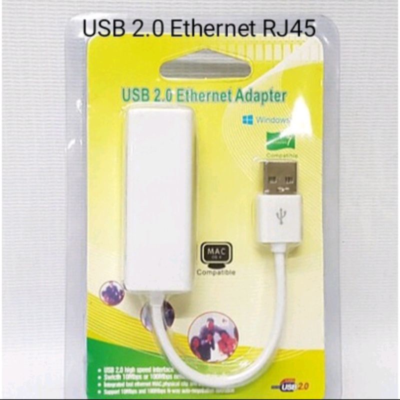 Jual USB to Lan CONVERTER USB TO LAN 2.0 ETHERNET ADAPTER | Shopee ...