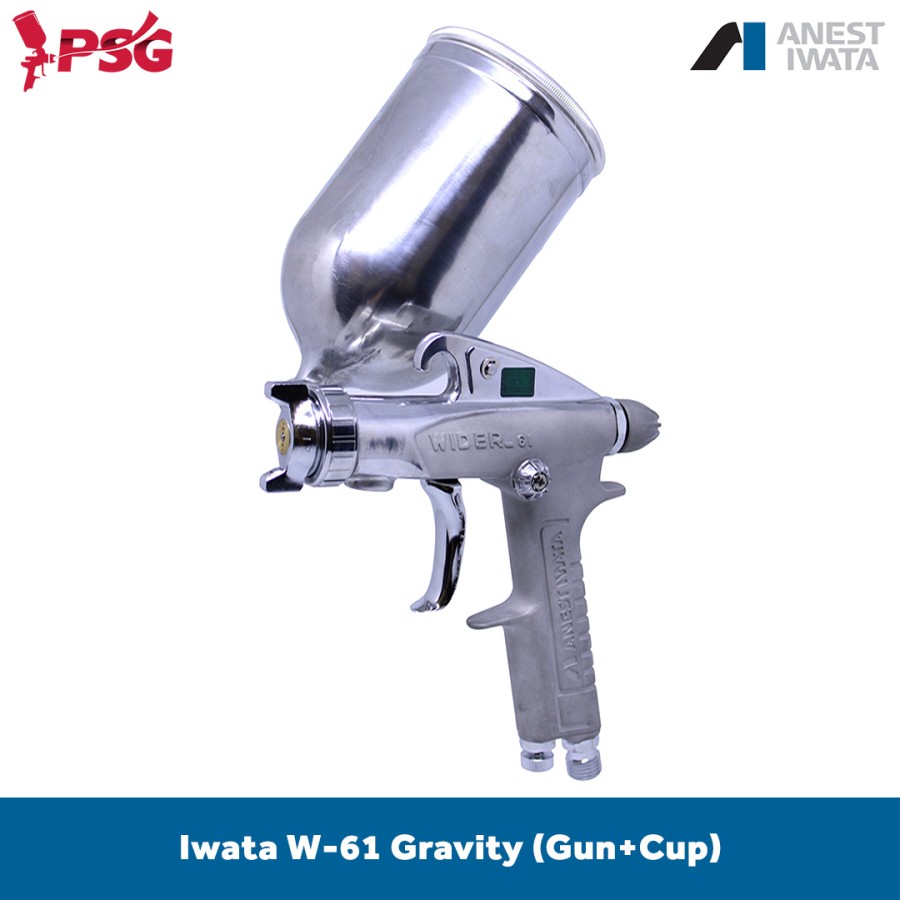 Jual ANEST IWATA SPRAYGUN W-61-2G / PC-4S KOMPLIT SET TABUNG | Shopee Indonesia
