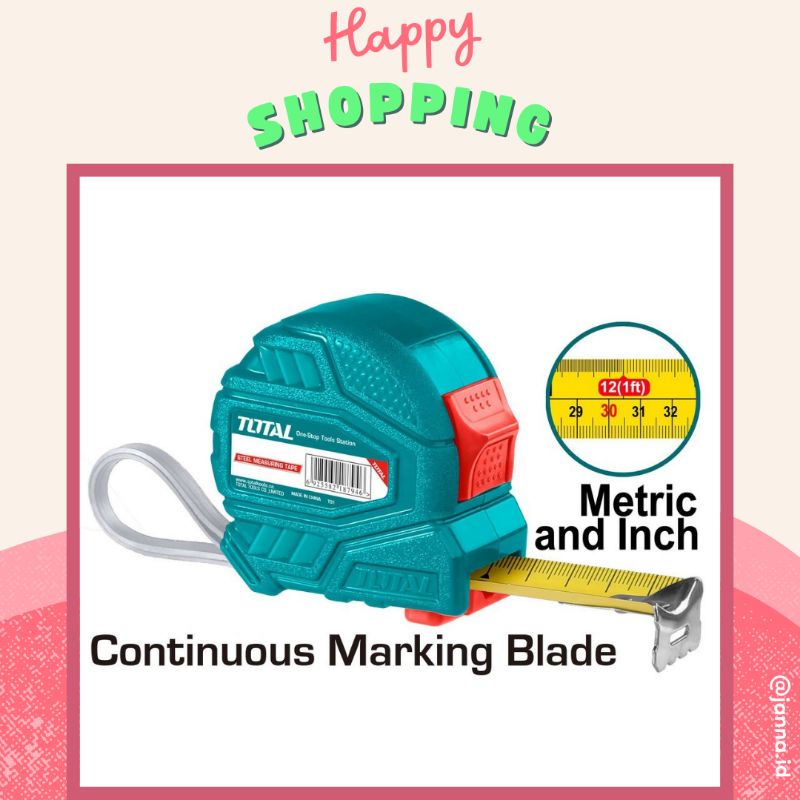 Jual METERAN TUKANG METERAN BANGUNAN 3M 5M METERAN TOTAL TMT 126331 ...