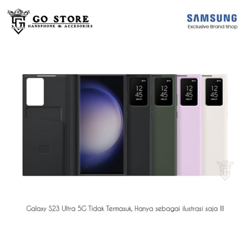 Jual Samsung S23 S23+ S23 Ultra Smart View Wallet Case - ORIGINAL ...