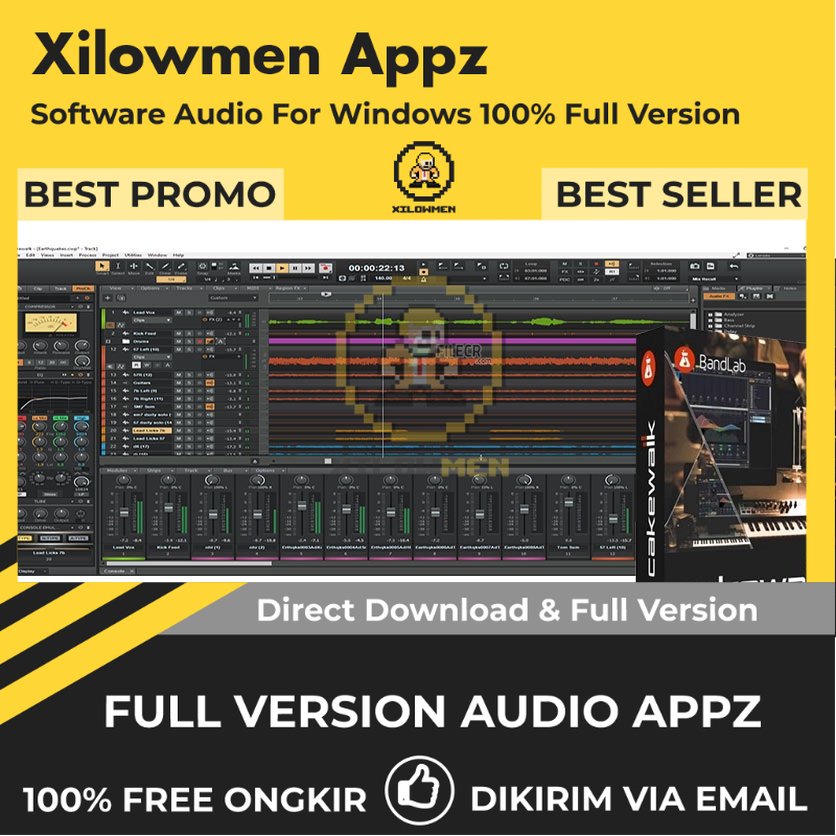 Jual [Full Version] BandLab Cakewalk - Software Produksi Musik ...