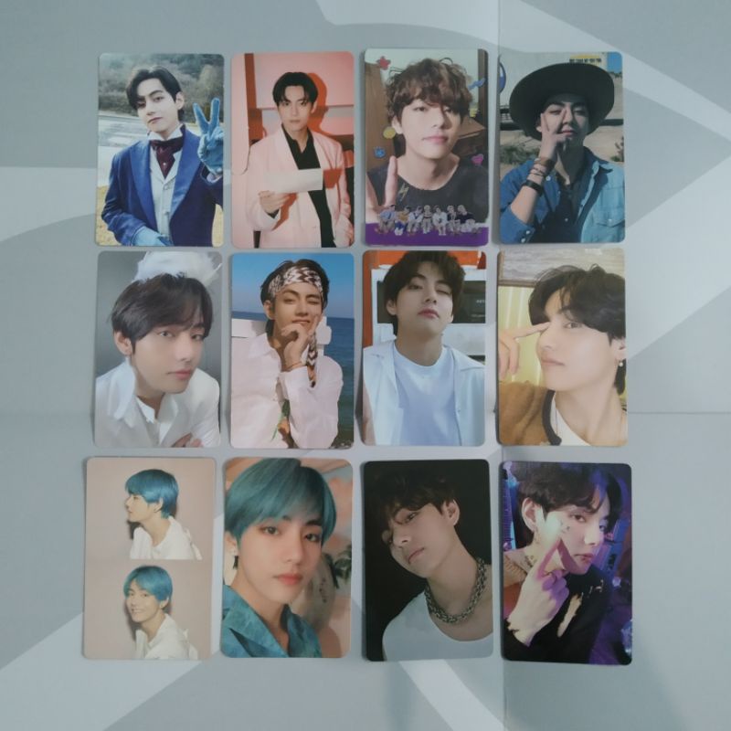 Jual PHOTOCARD BTS OFFICIAL PC TAEHYUNG V | Shopee Indonesia