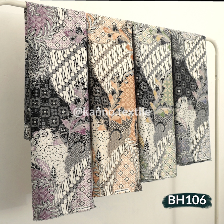 Jual Kain Batik Halus Semi Sutra BH106 Motif Liris Abstrak Warna Lilac ...