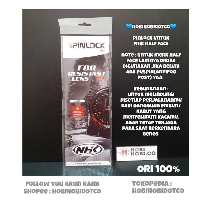 Jual PINLOCK 70 ORIGINAL 100% NHK ANTIFOG 70 PINLOCK ANTI EMBUN HALF ...