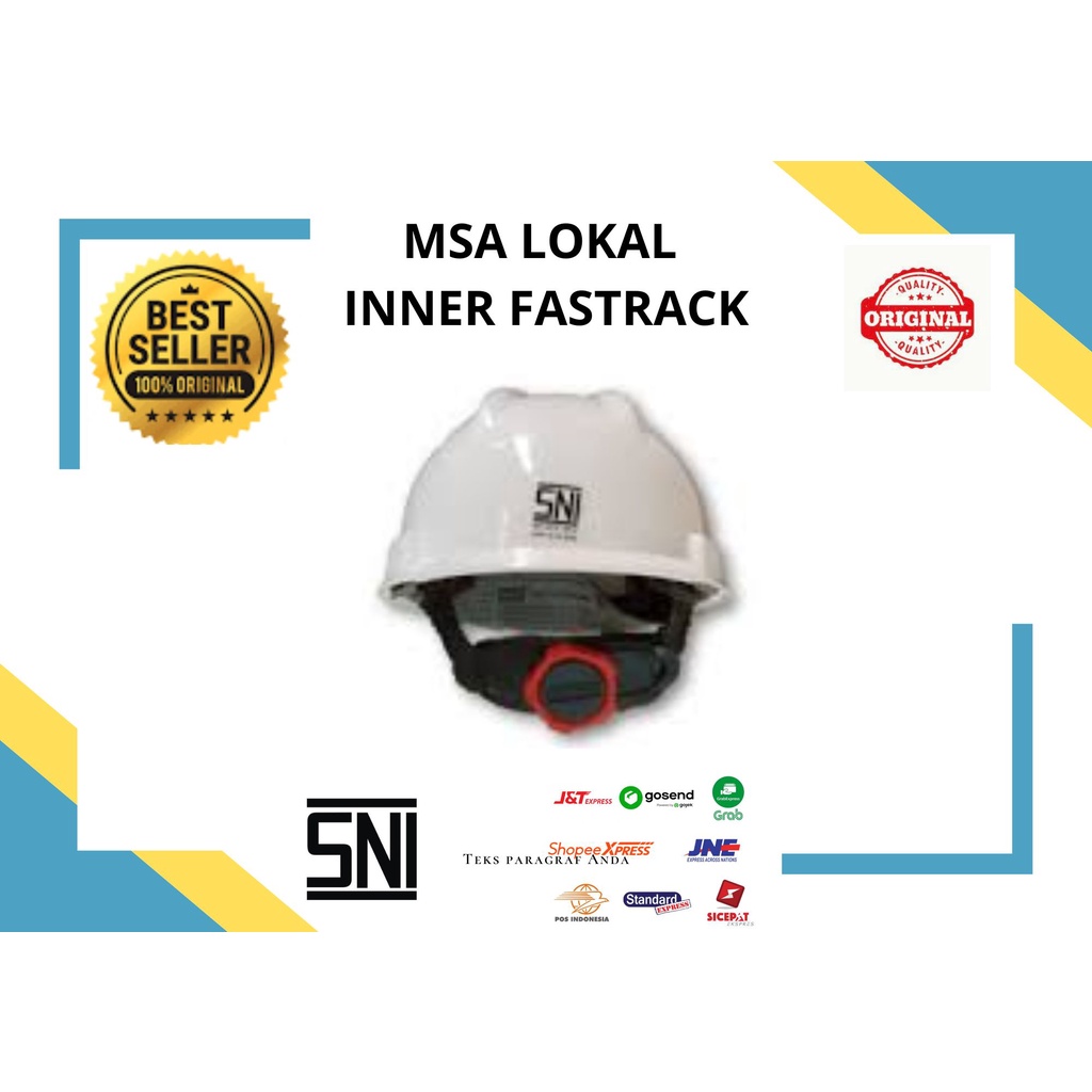 Jual Helm Safety Msa Lokal Inner Fastrack / Helm Kerja Proyek | Shopee ...