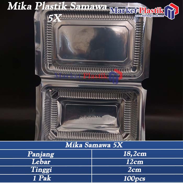 Jual Mika Plastik / Tempat Makanan / Mika Plastik Samawa 5X | Shopee ...