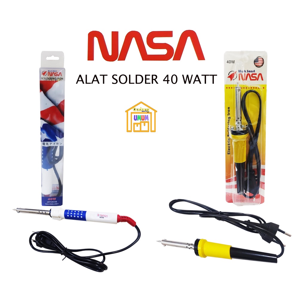 Jual Alat Solder 40 watt with grid NASA- Solder 40 Watt NASA | Shopee ...