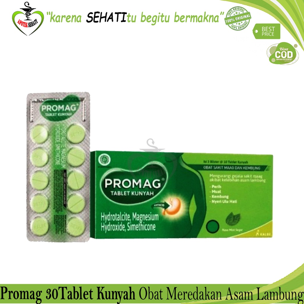 Jual PROMAG OBAT MAAG OBAT LAMBUNG PER STRIP | Shopee Indonesia