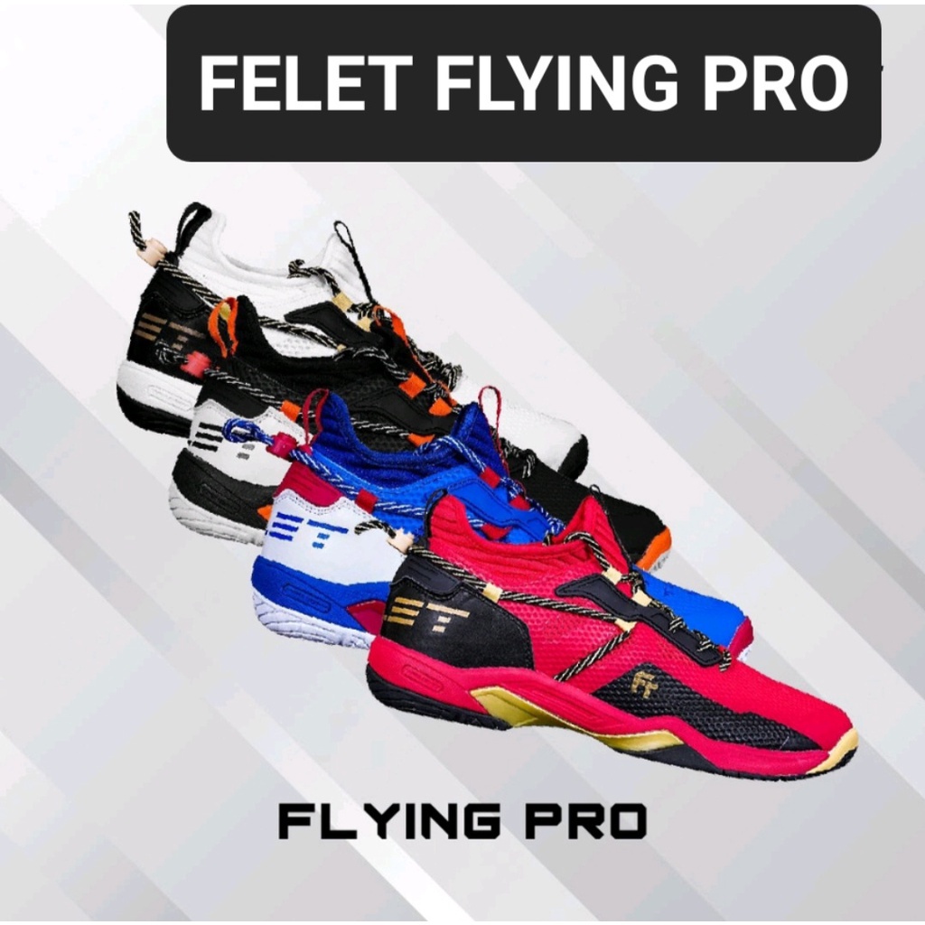 Jual Sepatu FELET FLYING PRO 100% Original Badminton Shoes | Shopee Indonesia
