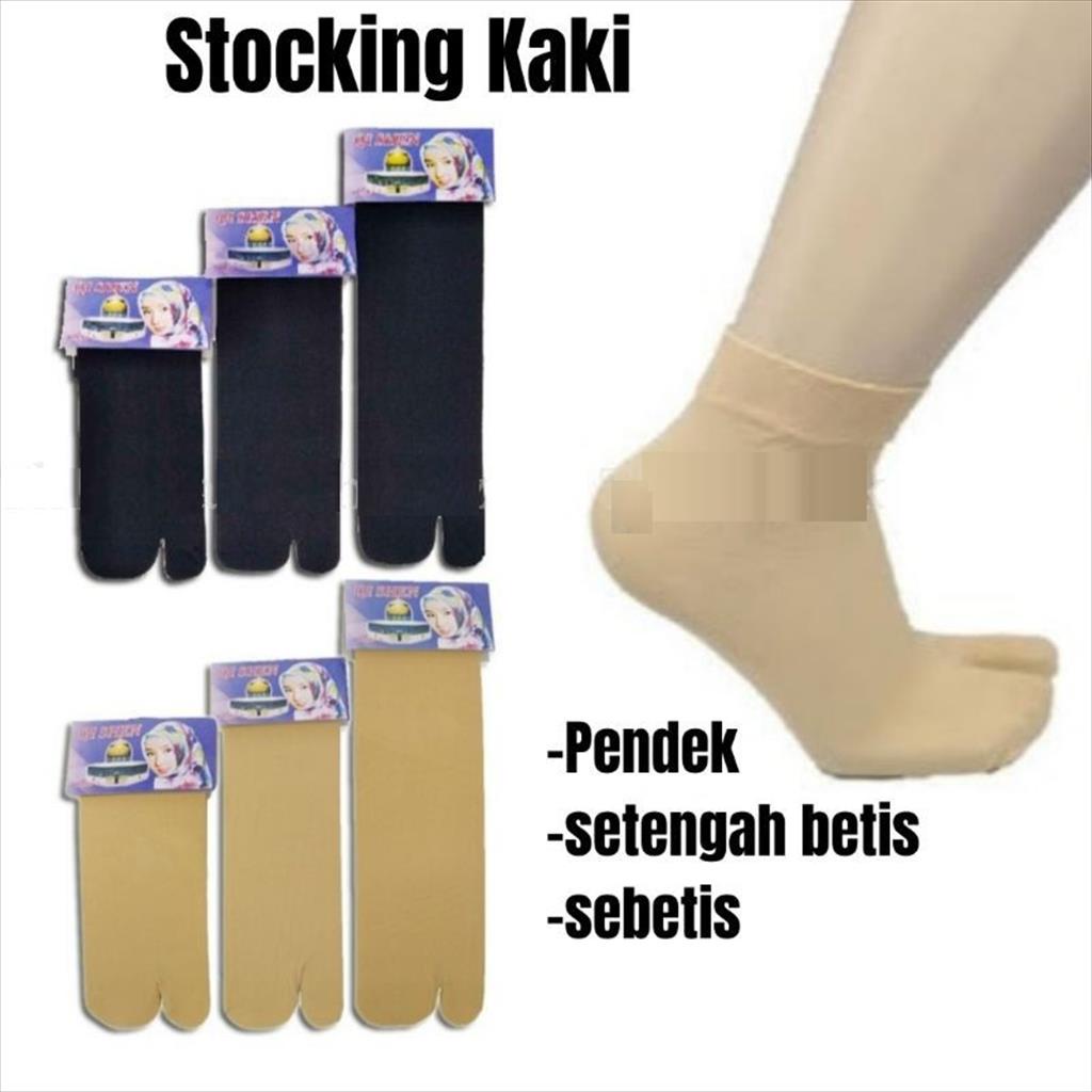 Jual RZ 489. Kaos Kaki Stocking Wanita Muslimah Kaos Kaki Jari Jempol ...