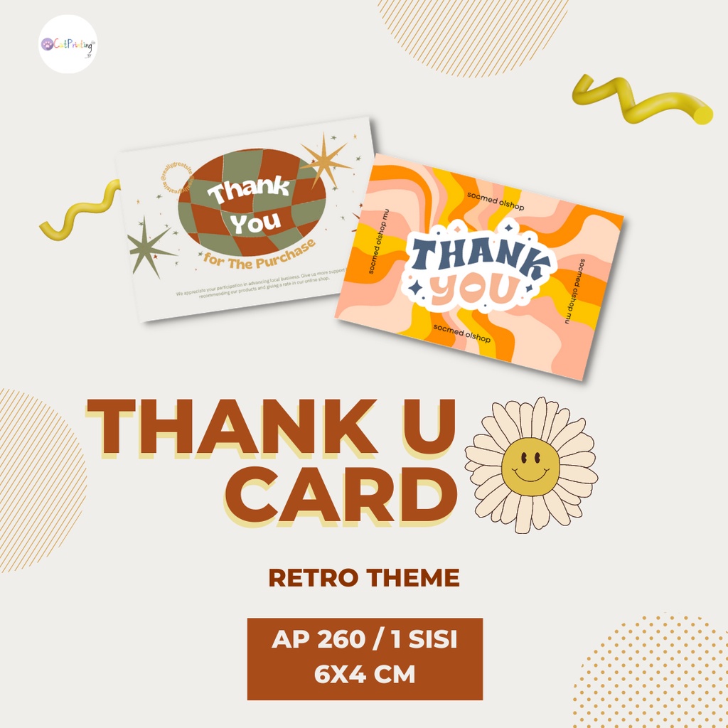 Jual Kartu Ucapan Terima Kasih MURAAHH !! Thanks Card / Thank You Card / Custom Desain | Shopee ...