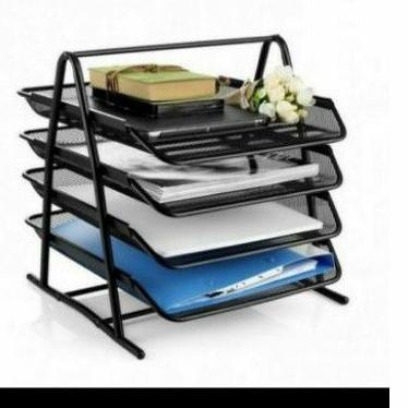 Jual Harga Termurah Tray Besi 4 Susun Vtec / Rak Dokumen Besi 4 Susun ...