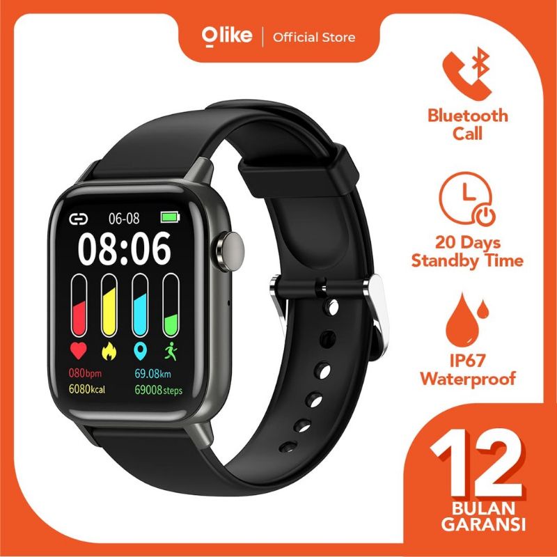 Jual Olike Smart Watch W12 C Waterproof IP67 Garansi Resmi Original ...