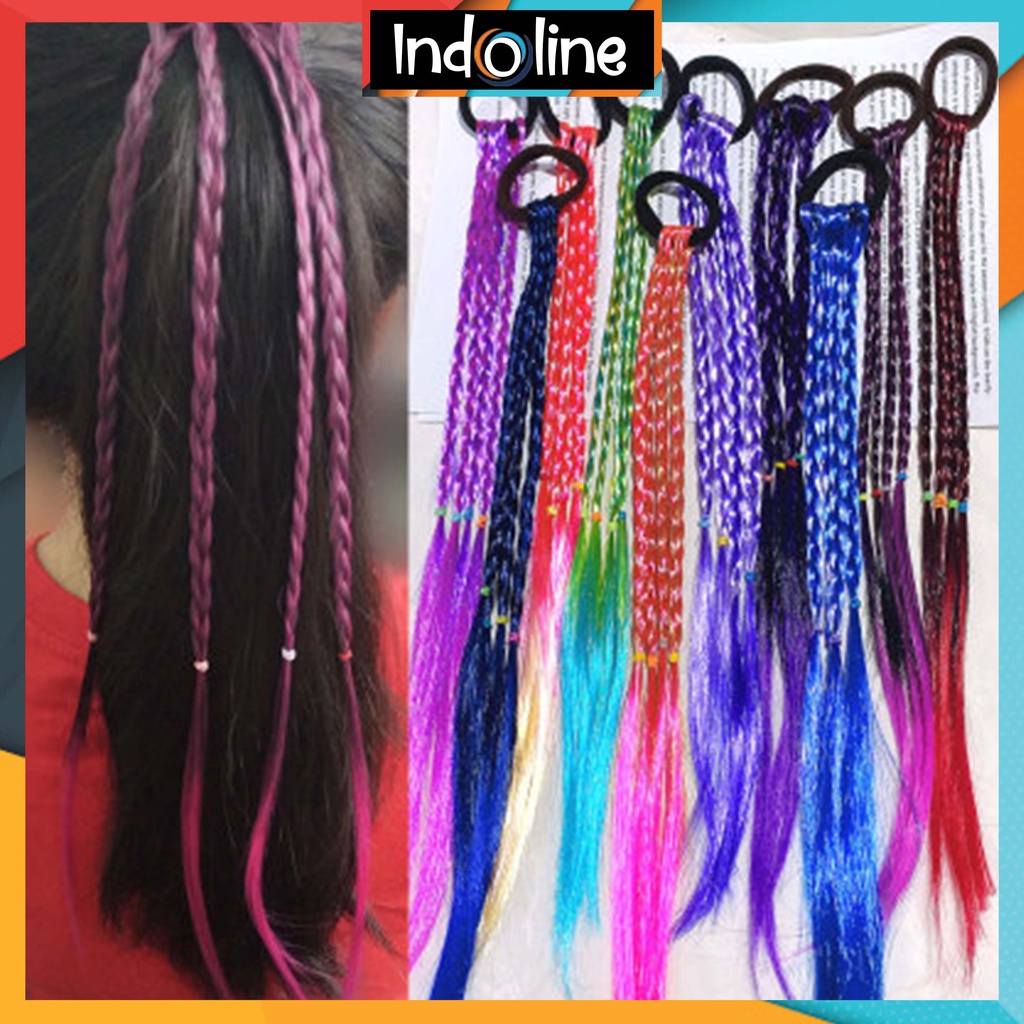 Jual 𝗜𝗻𝗱𝗼𝗹𝗶𝗻𝗲 𝐋𝐚𝐦𝐩𝐮𝐧𝐠 ️𝟮𝟴𝟯 Kuncir Kuda Elastis Model Rambut Palsu Untuk ...