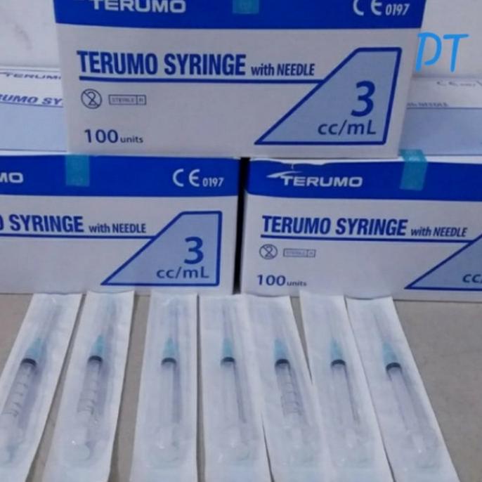 Jual Spuit 3 Cc Terumo Box 100Pcs / Spuit 3 Ml Terumo / Syringe 3Ml/3Cc ...