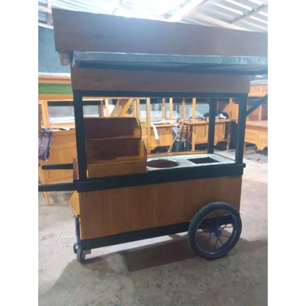 Jual Gerobak Roti Bakar Tungku Dua | Shopee Indonesia