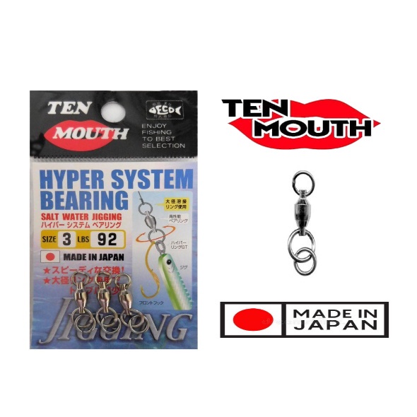 Jual Ten Mouth Hyper System Bearing Kili-Kili Swivel Japan | Shopee ...