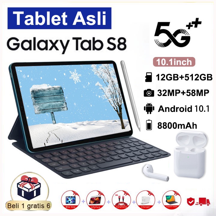 Jual ?Bisa COD?Tablet PC Baru Galaxy Tab S8+12GB + 512GB Tablet Android ...