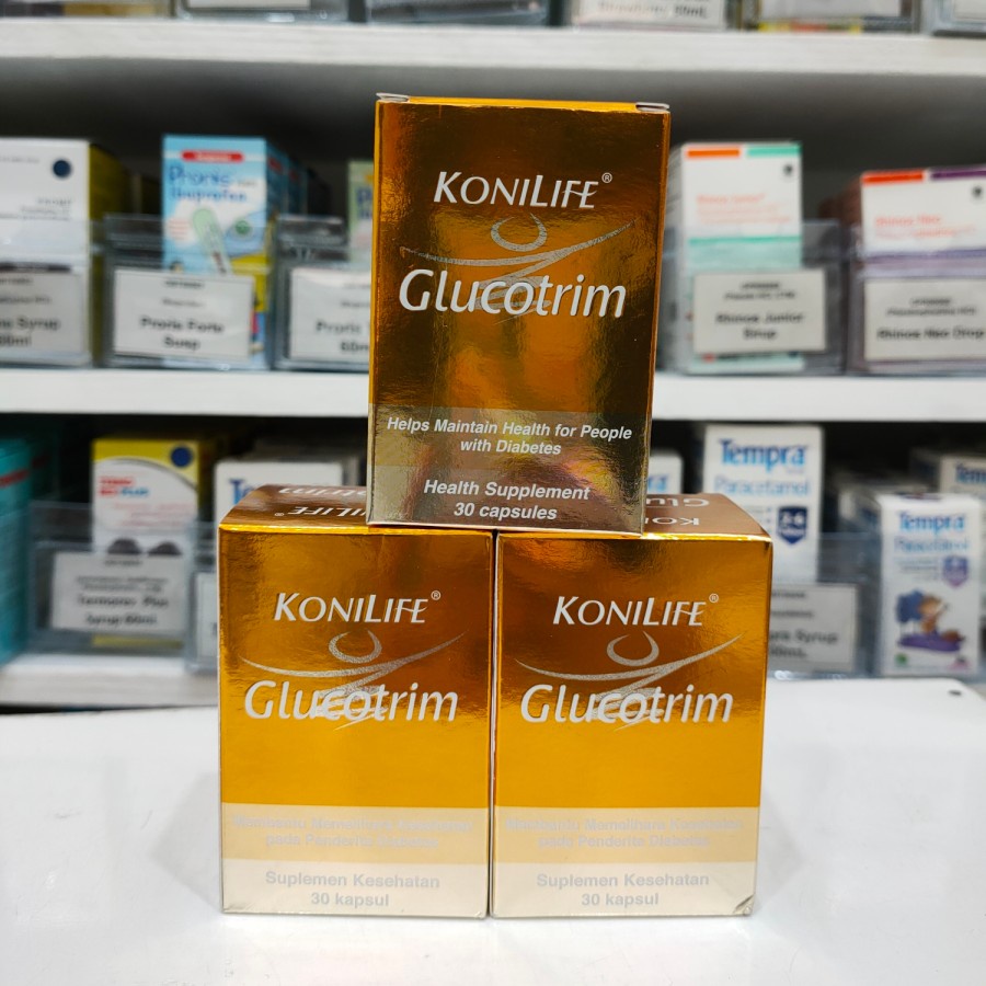 Jual Konilife Glucotrim Isi 30 Kapsul Obat Original | Shopee Indonesia