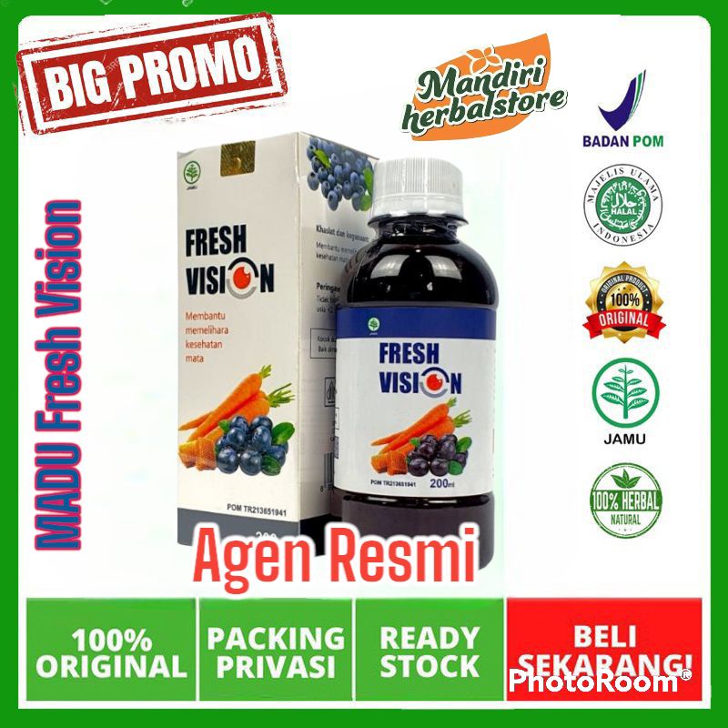 Jual Madu Fresh Vision - Vitamin Mata Cegah Mata Merah Kurangi Mata ...