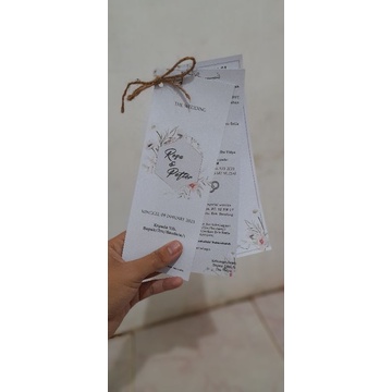 Jual undangan tali rami | Shopee Indonesia