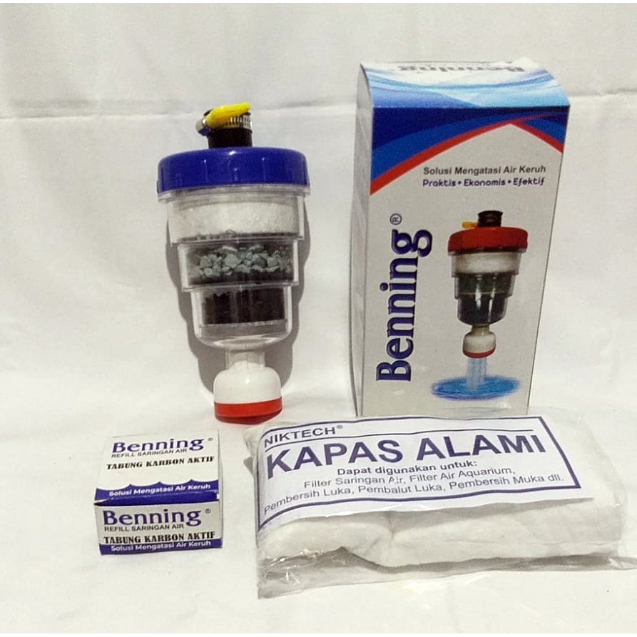 Jual PAKET FILTER AIR BENNING JUMBO LENGKAP Saringan Air Water Filter ...