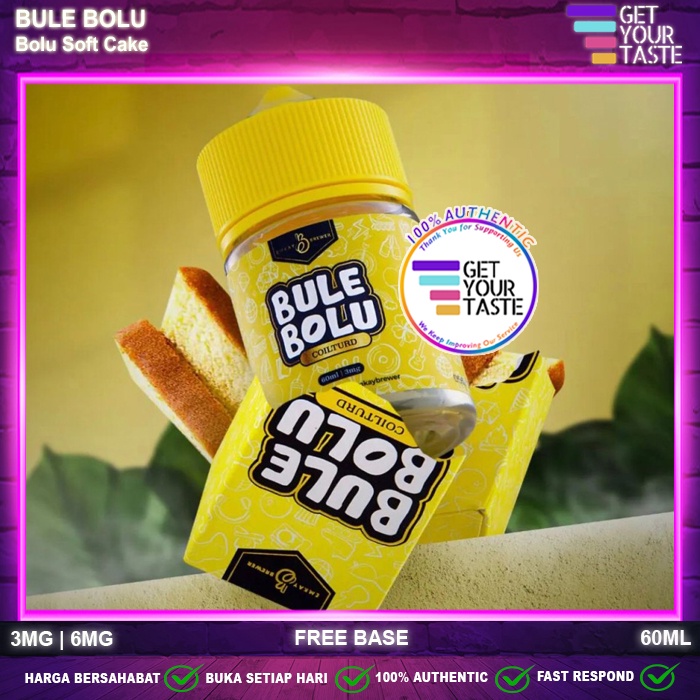 Jual Liquid Bule Bolu by Emkay x Coilturd - Bulebolu - 3mg 6mg 60ml ...