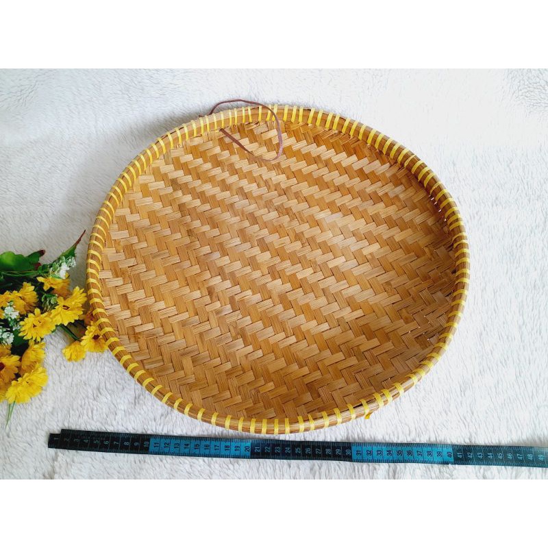 Jual Tampah Bambu Tradisional Ukuran 40 Cm Besar Nampan Nampah ...