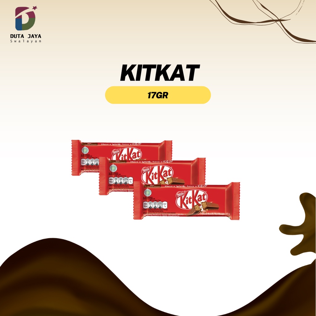 Jual KitKat 2F 2 Finger Wafer Chocolate 17 Gram Nestle Biskuit Cokelat ...