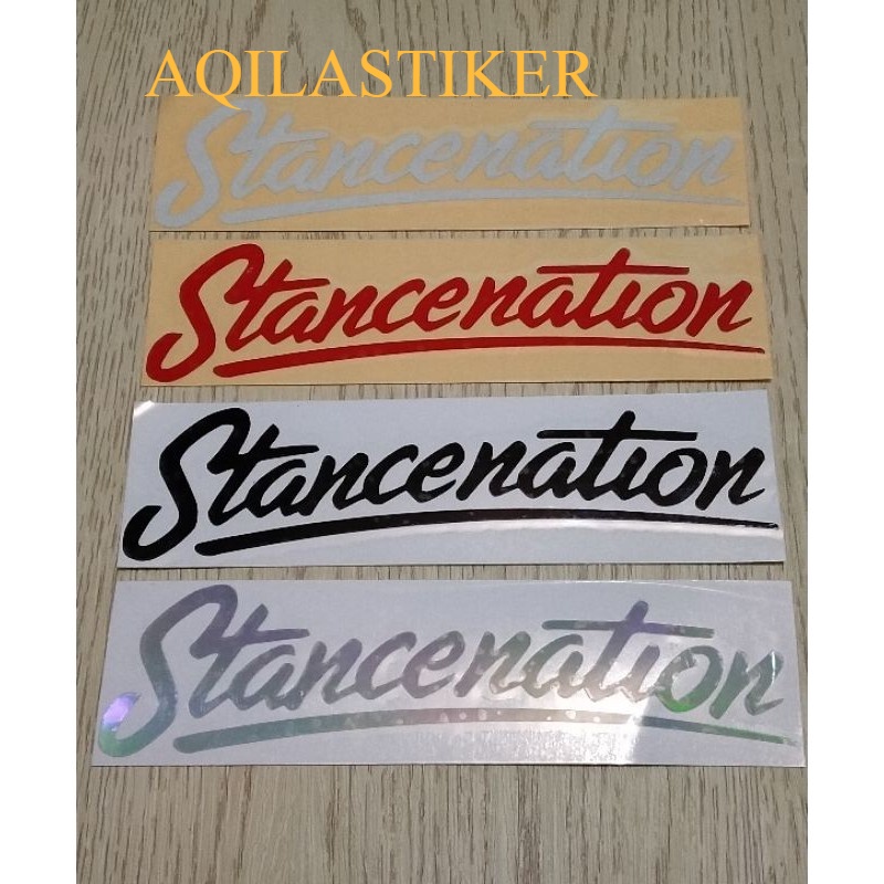 Jual STICKER STANCENATION CUTTING | Shopee Indonesia