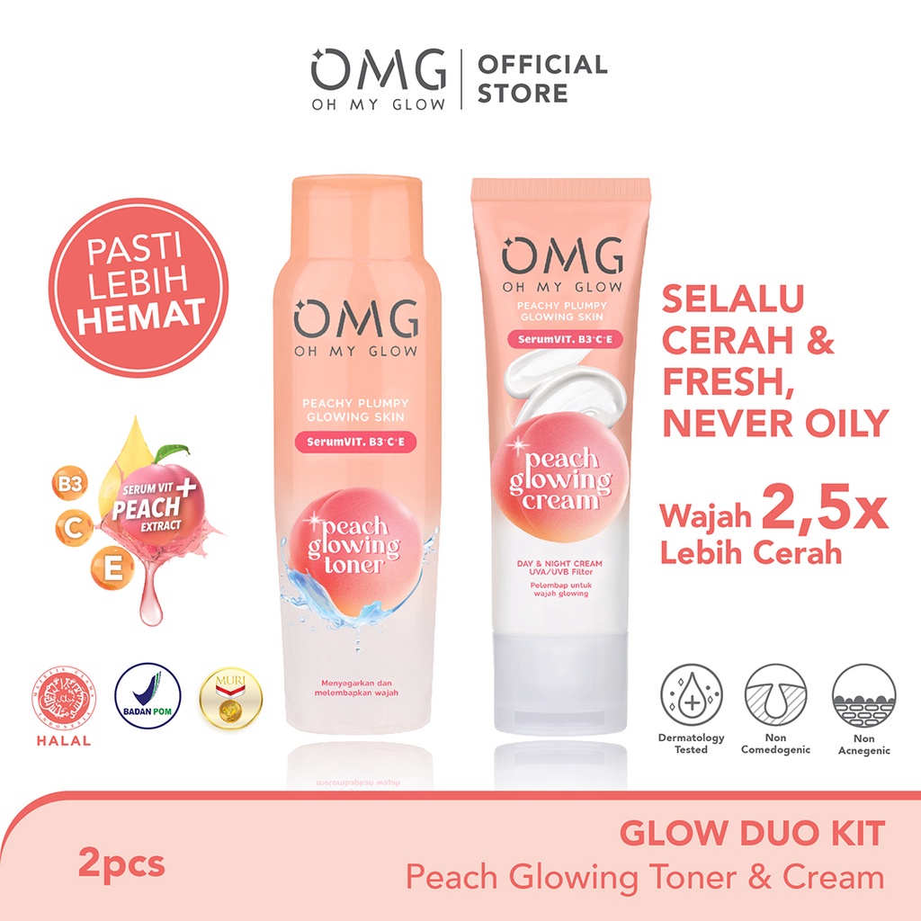 Jual OMG Skincare Paket Duo (Toner & Cream) | Shopee Indonesia