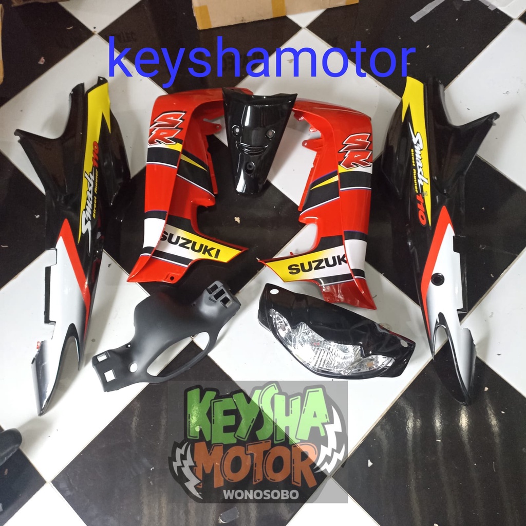 Jual FULL BODY SUZUKI SMASH LAMA OLD 110 BODY HALUS DAN KASAR WARNA ...