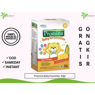 Jual Promina Baby Crunchies 20 Gram Keju Cheddar, Krim Ayam Brokoli ...