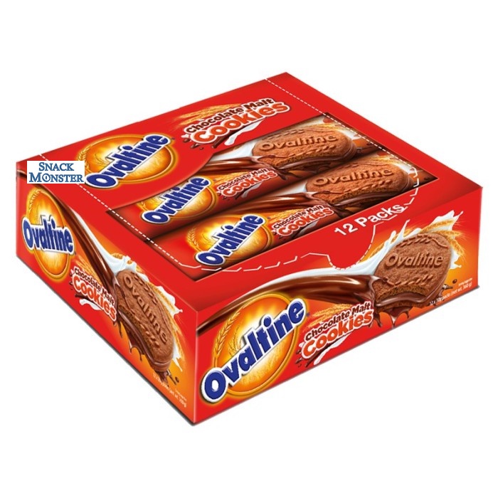 Jual Ovaltine Chocolate Malt Cookies - Netto 12 bks x 30 gr | Shopee ...