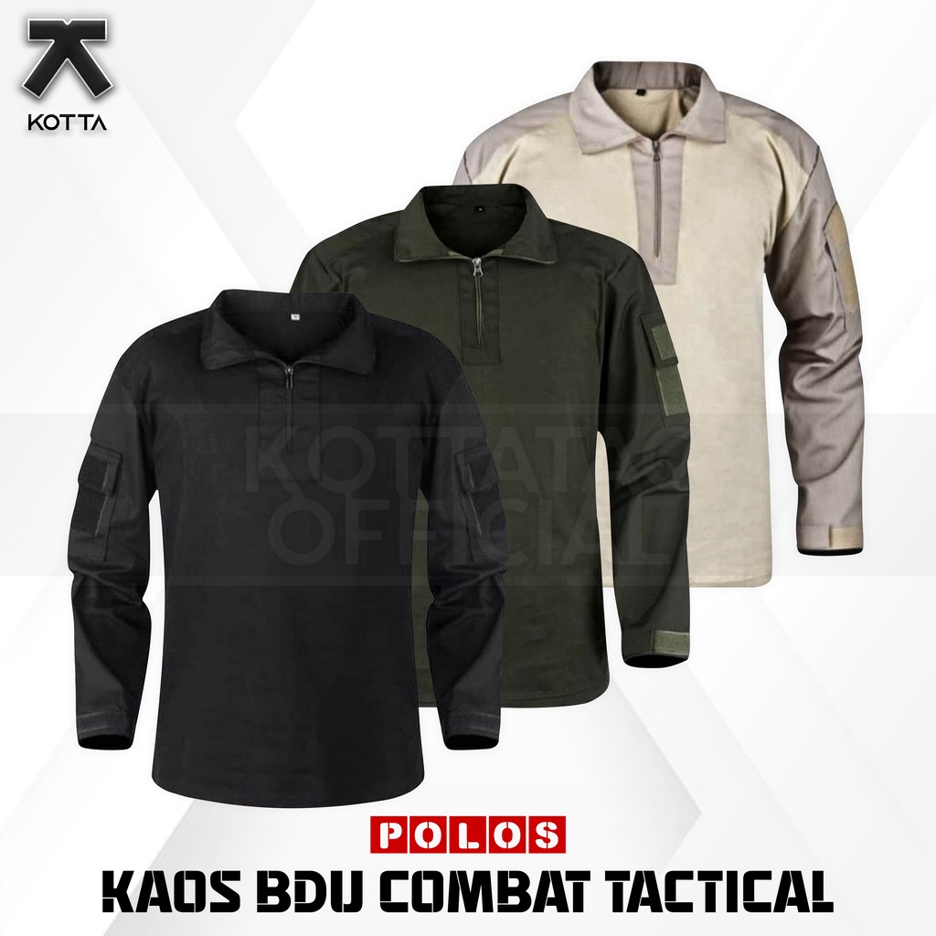Jual KAOS BDU TACTICAL COMBAT - KAOS BDU KATUN RIPSTOP - KAOS TACTICAL - BAJU BDU ARMY - KAOS ...