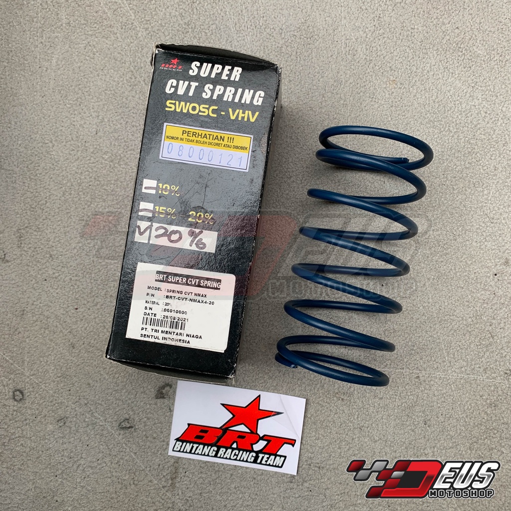 Jual Per CVT BRT Racing Nmax/ Aerox/ Lexi Old / Mio M3/ 1500 2000 RPM ...