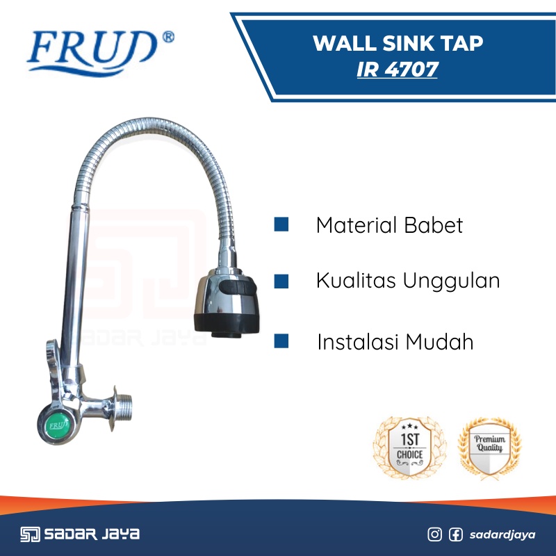 Jual Frud IR4707 Kran Angsa Wastafel Flexible Keran Tembok Cuci Piring ...