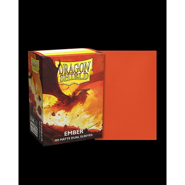 Jual Dragon Shield 100 Matte Dual Sleeves Ember | Shopee Indonesia