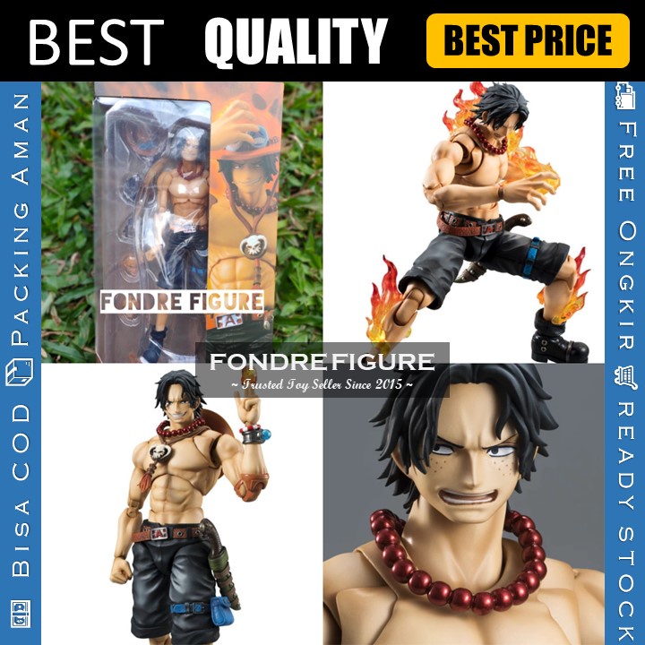Jual VAH PORTGAS D ACE ONE PIECE VARIABLE ACTION HEROES FIGURE KWS ...